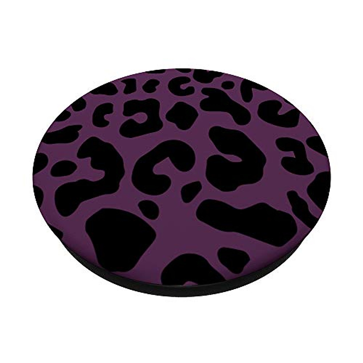 Purple Leopard Cheetah Print Animal For Women Girls Cute PopSockets PopGrip: Swappable Grip for Phones & Tablets