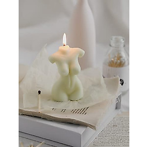 Bubble Candle Soy Wax Scented Candle Hand Poured Scented Candle and Female Body Shaped Candle Set2 Pieces Handmade Candle Decorative Candle for Bedroom Bathroom Wedding Use or Gifting