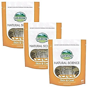 Oxbow Natural Science 60ct Coat Supplement Little Animal Gerbil Hamster 3 Pack
