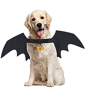 YXBQueen Dog Costume Halloween Pet Halloween Cosplay Dress for Small Dogs Bat Wings Cat Pet Costume for Cosplay Party Cat Costume for Halloween