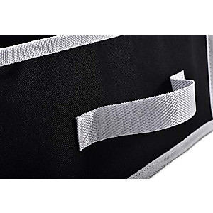 Gift Wrap Storage Organizer - Easily organize Wrapping Paper, Ribbons, Bows, Scissors. Fits 18-24 Standard Rolls. Keeps Holiday Gift Supplies in Perfect Condition and Ready for Next Season. (Black)