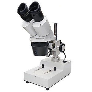 SDGH Binocular Stereo Microscope Industrial Stereo Microscope Top LED Illumination Mobile Phone PCB Soldering Repair Tool (Color : OneColor, Size : 20X)