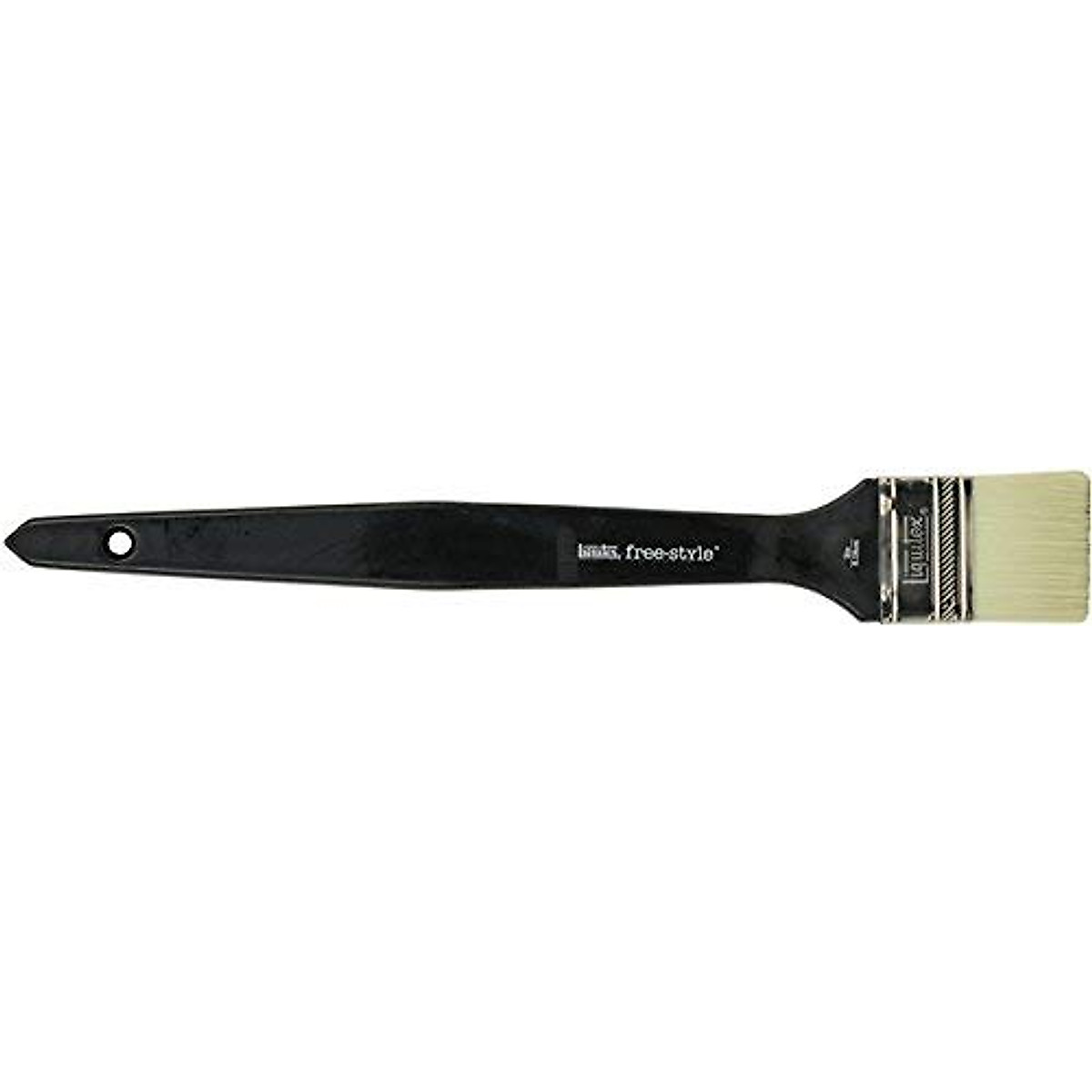 Liquitex Professional Freestyle Large Scale Brush, Broad Flat/Varnish 2-inch, Long Handle, Black