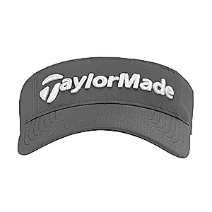TaylorMade Men's Visor, Charcoal, One Size
