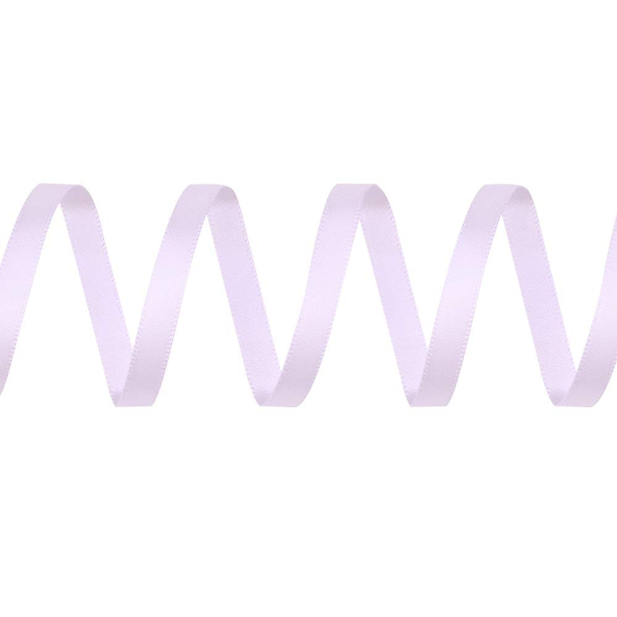 Ribest 1/4 inch 50 Yards Solid Double Face Satin Ribbon Per Roll for DIY Hair Accessories Scrapbooking Gift Packaging Party Decoration Wedding Flowers Lilac Mist