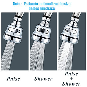 2 Pcs Movable Kitchen Tap Head Faucet Sprayer Water Spray 360 Degree Rotatable Kitchen Faucet Spray Universal Adapter Set Kitchen Sink Accessories Tools