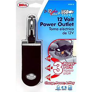 Bell Automotive 22-1-39281-8 12V Double Outlet with USB Port