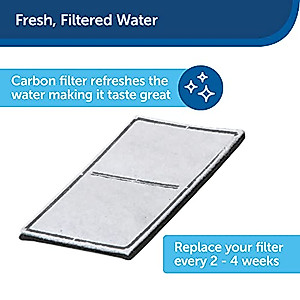 PetSafe Multi-Tier Pet Fountain – Large Waterer Great for Cats and Dogs – 2 Heights to Drink From – Great for Senior Pets – 100 Oz Water Capacity – Fresh, Filtered Water