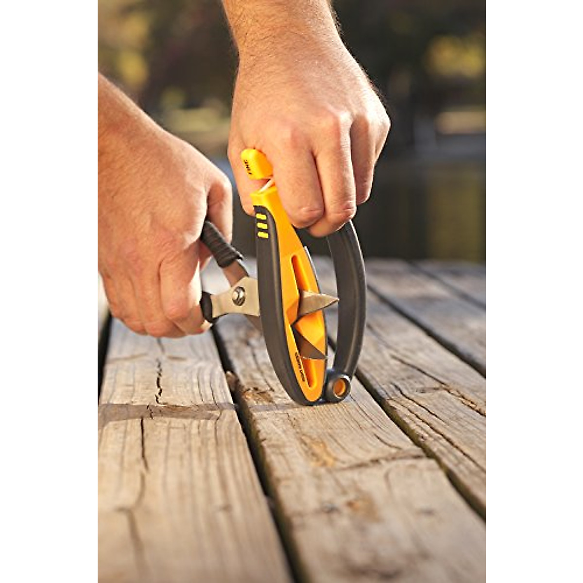 Smith's 50185 Jiffy-Pro Handheld Sharpener , Orange