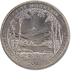 2013 S National Park Quarter 5 Coin Set Uncirculated Mint State Clad 25c