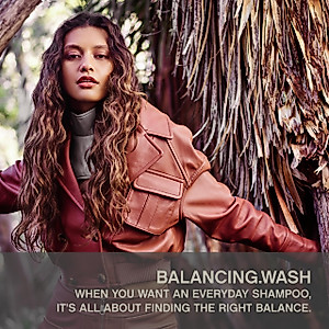 KEVIN.MURPHY BALANCING.WASH - Strengthening Daily Shampoo - For Normal & Oily Hair - Antioxidant Shampoo - Colour Safe Hair Care - Sulphate & Paraben Free - 1 L / 33.8 fl oz