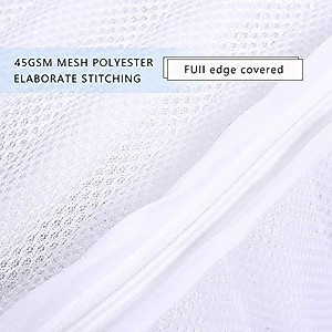 QIAN HU Reusable Durable Thickening Mesh laundry Sneaker Shoe Wash bag, Sturdy Shoe Cleaning Bag for Washing Machine,Portable Travel Organization Shoe Bags