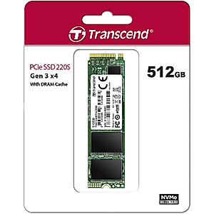 Transcend TS512GMTE220S 512GB M.2 NVMe PCIe Gen3x4 MTE220S Internal Solid State Drive