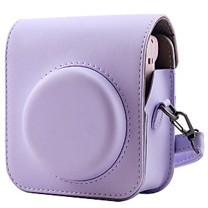 Frankmate Protective Case Compatible with Fujifilm Instax Mini 12 Instant Film Camera with Accessory Pocket and Adjustable Strap