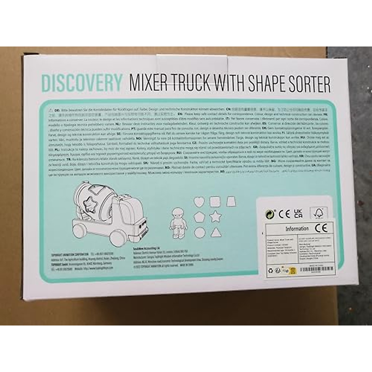 TOP BRIGHT Wooden Shape Sorter Toys for Toddlers Learning Sort and Match for 2 Year Old