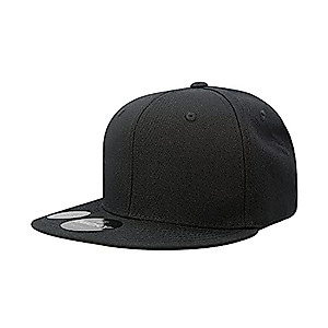 DECKY Retro Fitted Cap, Black, 7 5/8