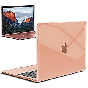 IBENZER Compatible with 2022 2021 2020 MacBook Air 13 inch case M1 A2337 A2179 A1932, Plastic Hard Shell Case for Mac Air 13 Retina Display with Touch ID, Crystal Clear, MMA-T13CYCL