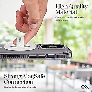 Case-Mate Magnetic Phone Grip [Loop Grip] - Removable Magnetic Phone Ring Holder for Hand - Soft Ultra-Thin Collapsible MagSafe Phone Holder for iPhone 14 Pro Max / 13 Pro Max / 12 Pro Max - Sparkle