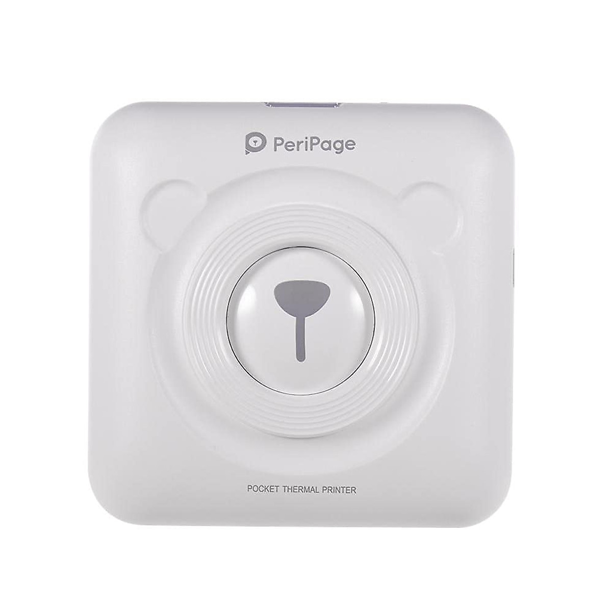 Portable Mini Pocket Thermal Paper Photo Printer with Paper (White, Printer)