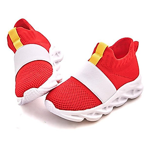 Boys Sneakers Shoes for Kids Boys Girls Red Sneakers Birthday Fashion Walking Shoes