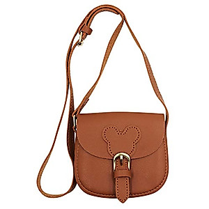 ANKOMINA Little Girls Purse Cute Leather Crossbody Bag Mini Shoulder Bag for Kids,Toddler