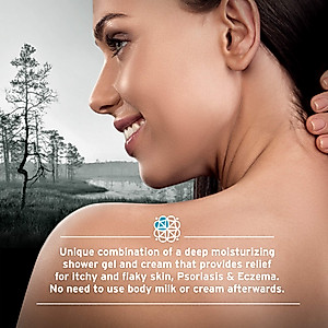 Sphagnum Botanicals Psoriasis Body Wash – Peat Mud and Olive Oil for Dry & Itchy Skin. 8.45 oz