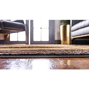 Unique Loom Barista Collection Area Rug - Excelsa (2' 2" x 3' 1" Rectangle, Beige/ Brown)