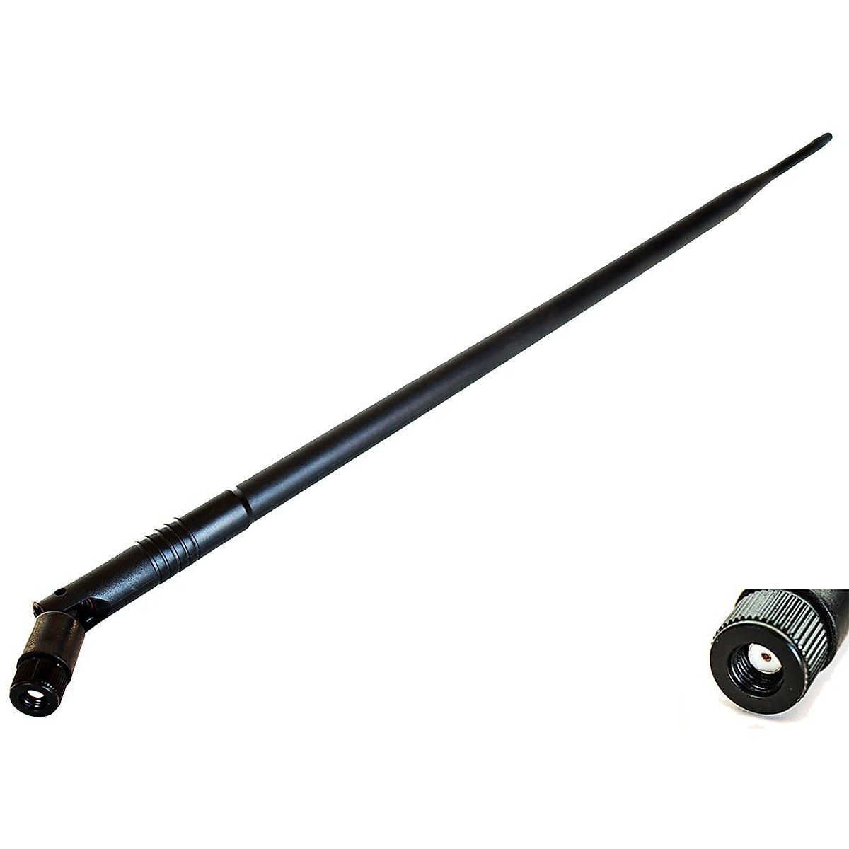 Super Power Supply® 1 x 9dbi 2.4GHz 5GHz Dual Band WiFi RP-SMA Antenna for Asus RT-AC5300 Tri-Band Gigabit Router