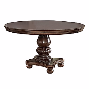 Homelegance Lordsburg 54" Round Dining Table, Cherry