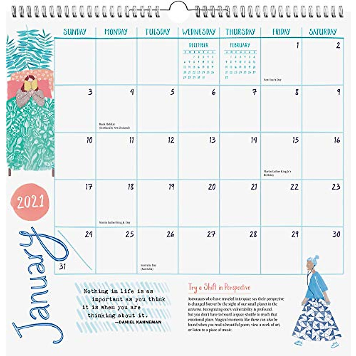 My Perfectly Imperfect Life Wall Calendar 2021: A Year of Letting Go