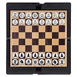 Chess Set Magnetic Chess Set Wallet Appearance Portable Folding Chessboard Board Games Travel Party Children Gift Chess Game Board Set