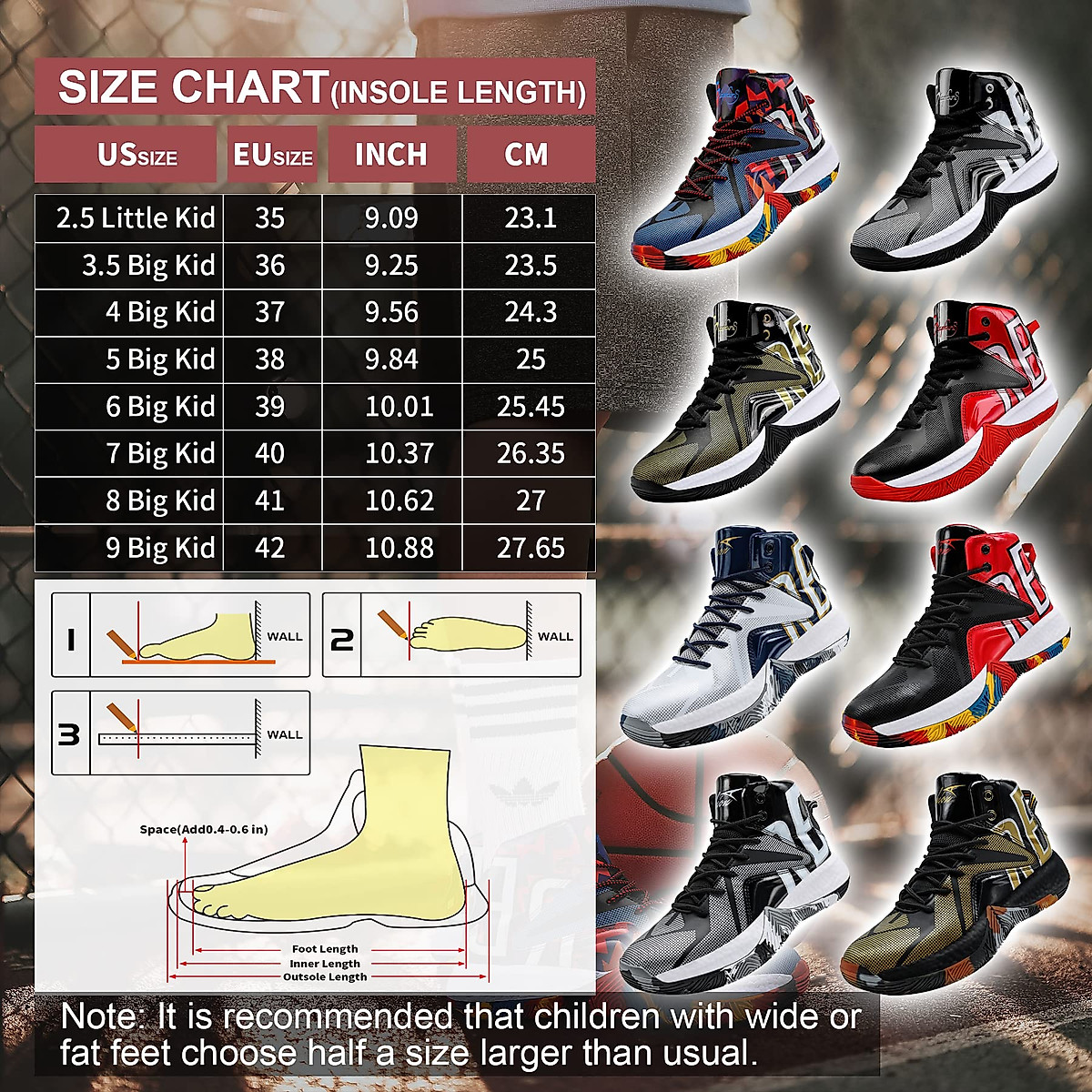 WETIKE Boys Basketball Shoes Non Slip Basketball Shoes for Boys Lightweight Girls Basketball Shoes Breathable Kids Basketball Shoes Durable Boys Shoes Camouflage Blue