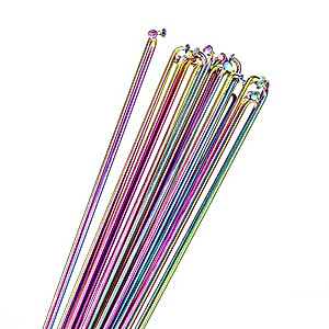 SEEMIE Bicycle Spoke Road Bike 304 Stainless Steel 14G 259/261/271/273/291/293mm (Color : 275 50pcs)