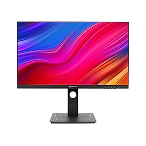 AG Neovo EM2701QC 27 Inch Monitor 1440p, Height Adjustable, USB-C with 60W Power Delivery, DisplayPort HDMI, Tilt Pivot Swivel Stand, 100% sRGB, ΔE < 2, IPS