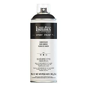 Liquitex Professional Spray Paint, 12-oz (400ml), Carbon Black