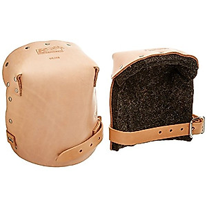 Kraft Tool WL088 1-Inch Thick Felt Leather Knee Pads