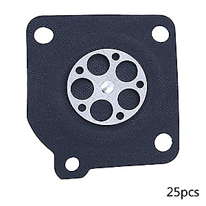 Adefol A015006 Carburetor Metering Diaphragm 25 pcs Replacment parts for ZAMA C1-M2B C1S-E1 C1S-E2 C1S-H4A C1S-H4B C1S-H4C C1S-H8 C1S-H8A C1S-K1D C1S-S3 Garden Power Tools