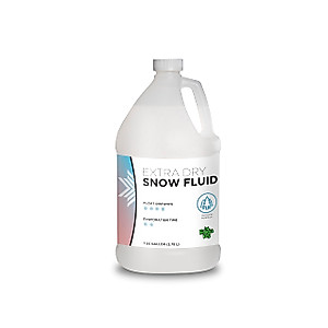 Froggy's Flakes Snow Machine Fluid, Extra Dry Formula Snow Fluid with 30 Feet Float/Drop, 1 Gallon