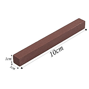 1Set Yootones Guitar Bridge Saddle Nut File Set, 13 Different Size Stainless Steel Files with Grinding Stone Compatible with Electric Acoustic Guitar Ukulele Bass Guitar Banjo