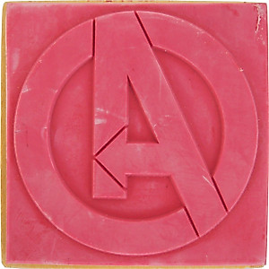 Square Deal Recordings & Supplies The Avengers A Logo Rubber Stamp