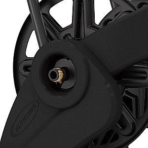 Suncast Hybrid Hosemobile 225 ft. Black Retractable Free Standing Hose Reel