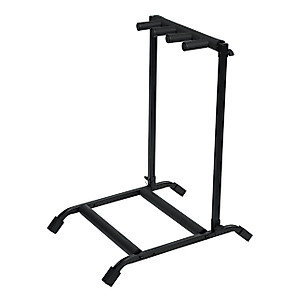 Rok-It Multi Guitar Stand Rack with Folding Design; Holds up to 3 Electric or Acoustic Guitars (RI-GTR-RACK3)