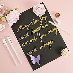 Adhesive Glue Pens Crafting Fabric Pen Liquid Glue Pen Provides Point Application for Die-Cuts Glitter Card Making Quilting Crafts Supplies (3 Pieces)