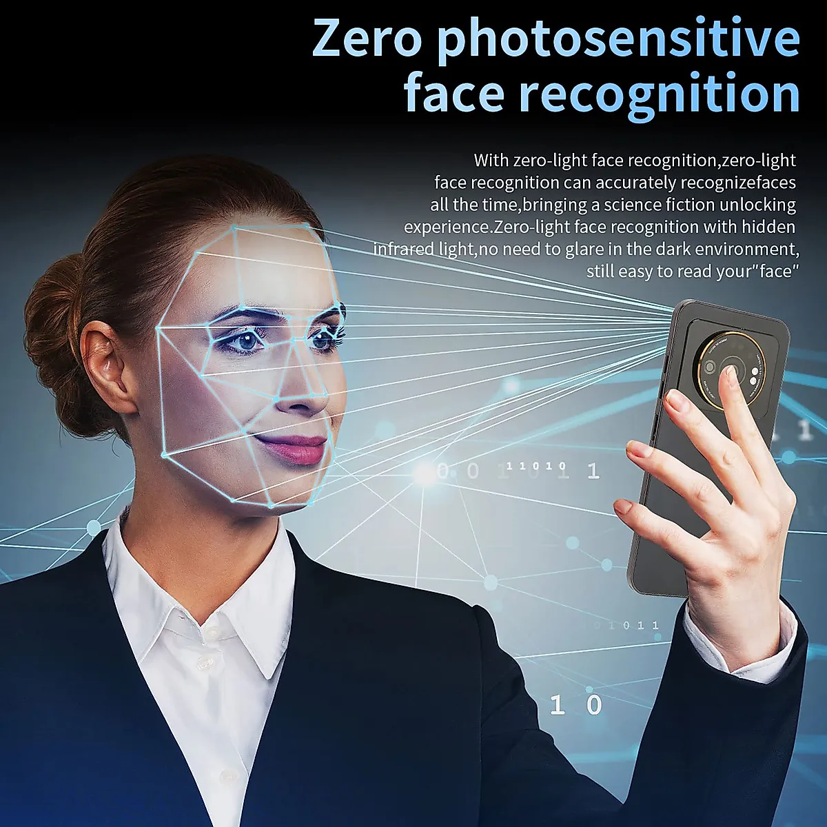 Vikye M12S Ultra Unlocked 5G Smartphone 6.5in HD Screen for Android 12 6GB RAM 256GB ROM WiFi Mobile Phone with Front 8MP Rear 16MP Camera 100 240V (US Plug)