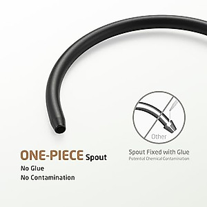 KES Reverse Osmosis Faucet NSF Certified RO Faucet Lead-Free Black Water Filter Faucet Drinking Water Beverage Faucet Water Filtration System 304 Stainless Steel Matte Black, Z504CLF-BK