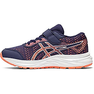 ASICS Kid's Gel-Excite 6 Pre-School Running Shoes, 2, Purple Matte/Sun Coral