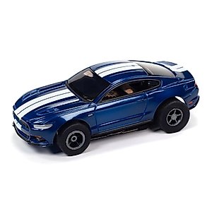 Auto World Xtraction 2018 Mustang GT (Blue) HO Scale Slot Car