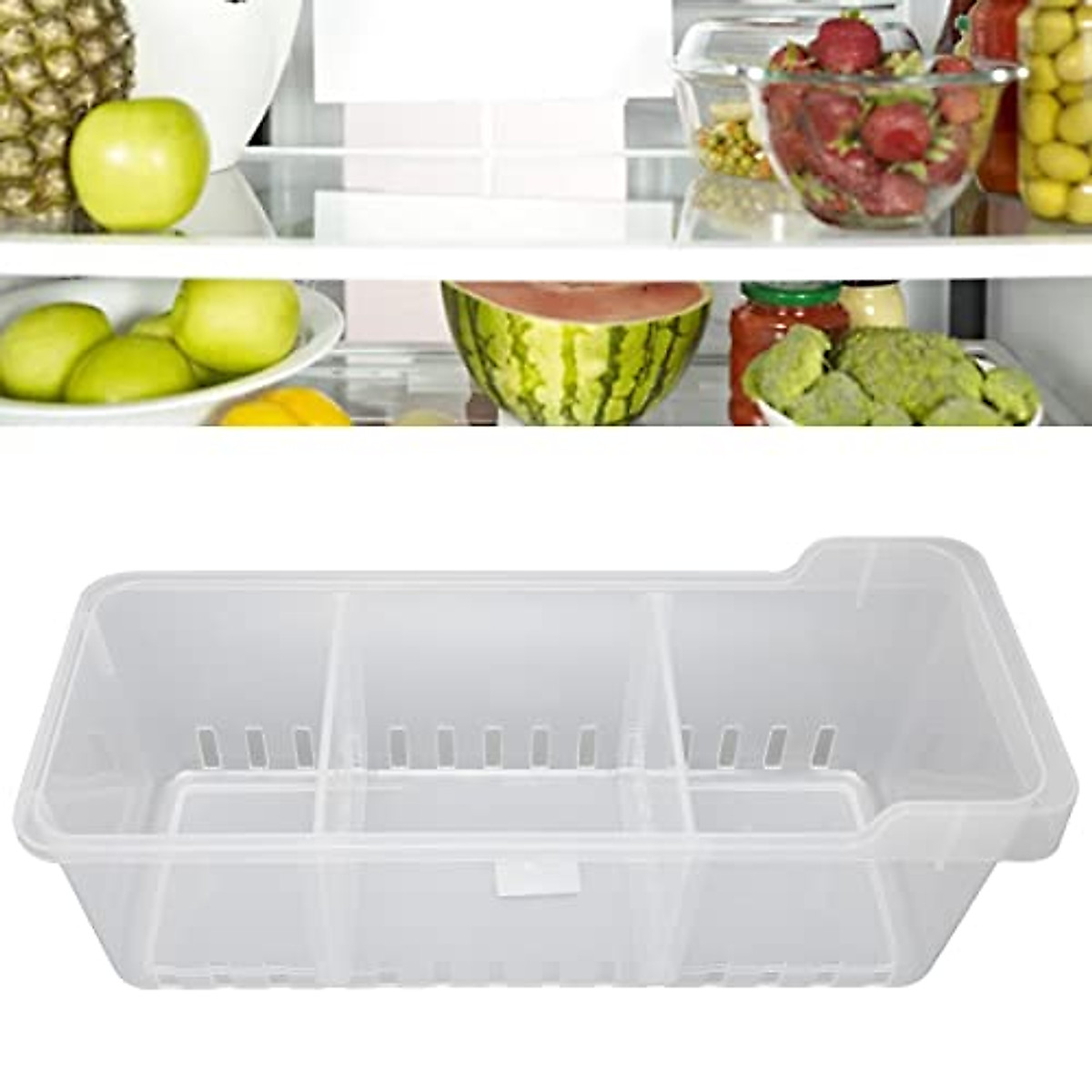 Fridge Organizer Bin, Lidless Refrigerator Organizer Bin Multipurpose Versatile Multi Purpose for Bathroom for Kitchen(S)