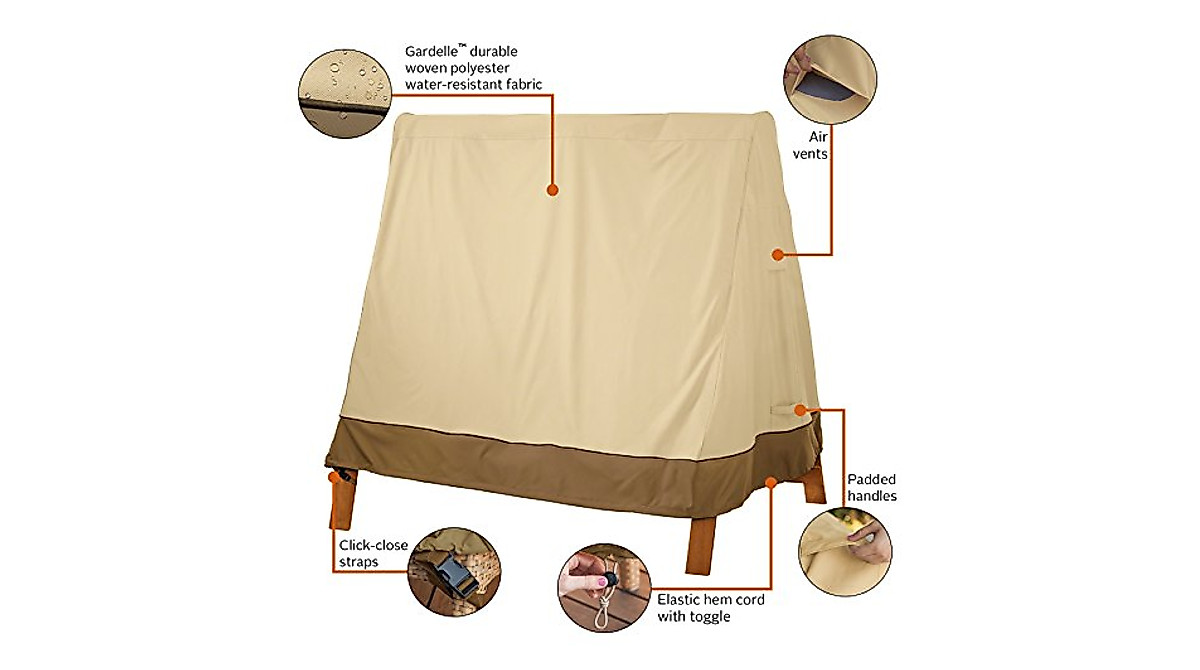Veranda 72" A-Frame Swing Cover - Weather-Resistant Protection