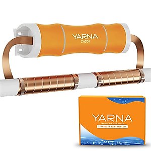 Capacitive Electronic Water Descaler System - Alternative No Salt Water Softener System for Whole House, Reduces The Effects of Limescale [CWD24, Max 1" Pipe]